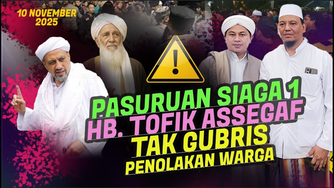Habib Tofik tak gubris Penolakan warga, 10 November 2025 Winongan ...