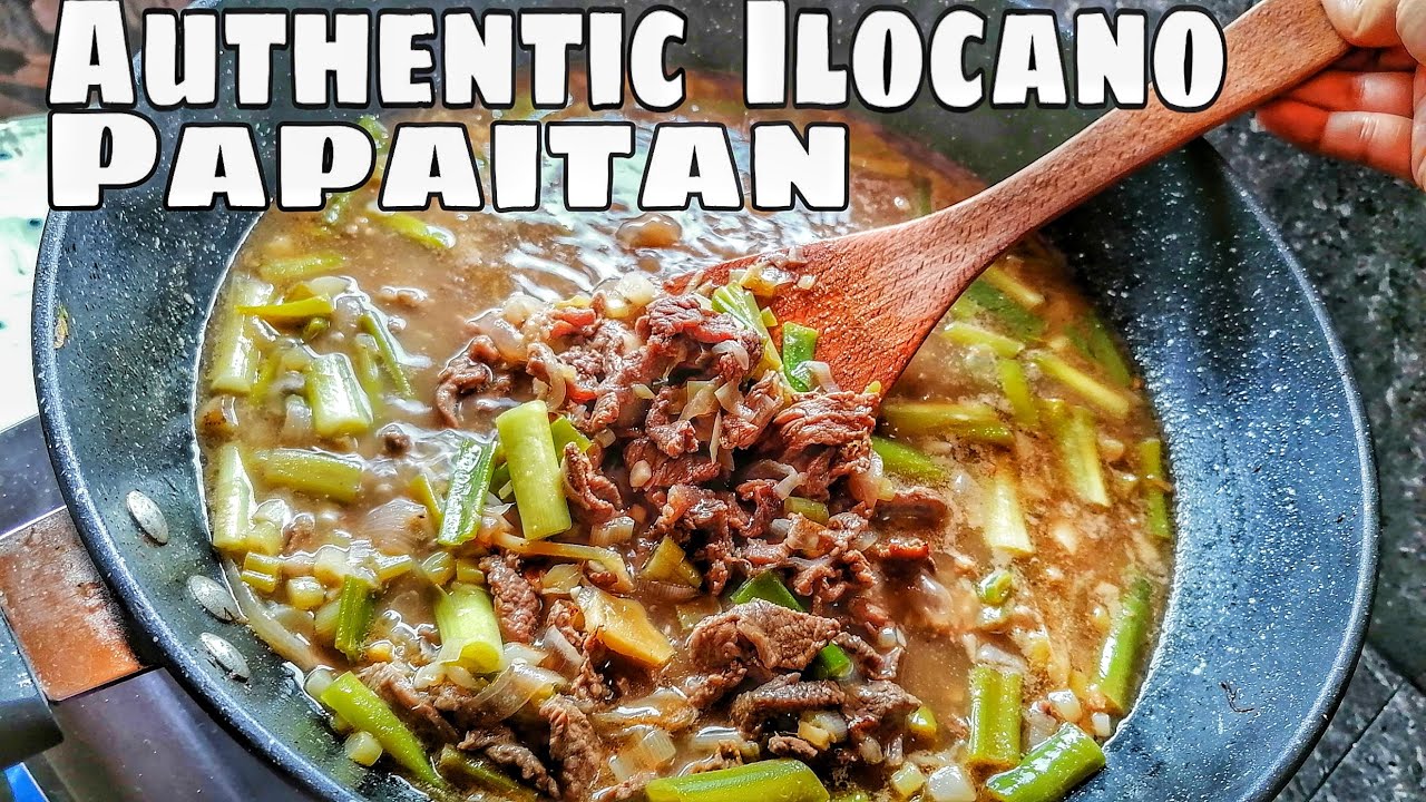 Papaitan Recipe Naming mga Ilocano | How to Cook Pinapaitan - YouTube