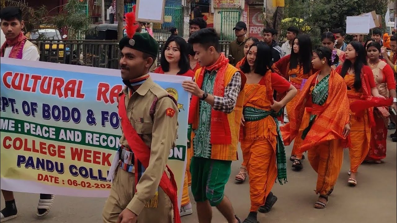 1M. Assamese beauty (cultural rally Pandu College Guwahati Assam) - YouTube