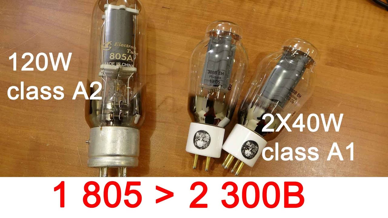 805 20 Watt vs 2 300B 15W sound test ; FLUXION tube amplifiers, Una ...