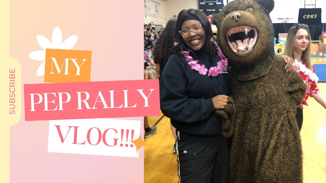 School Fun Day!!! Pep rally/Dancing/Games Mini VlOG - YouTube