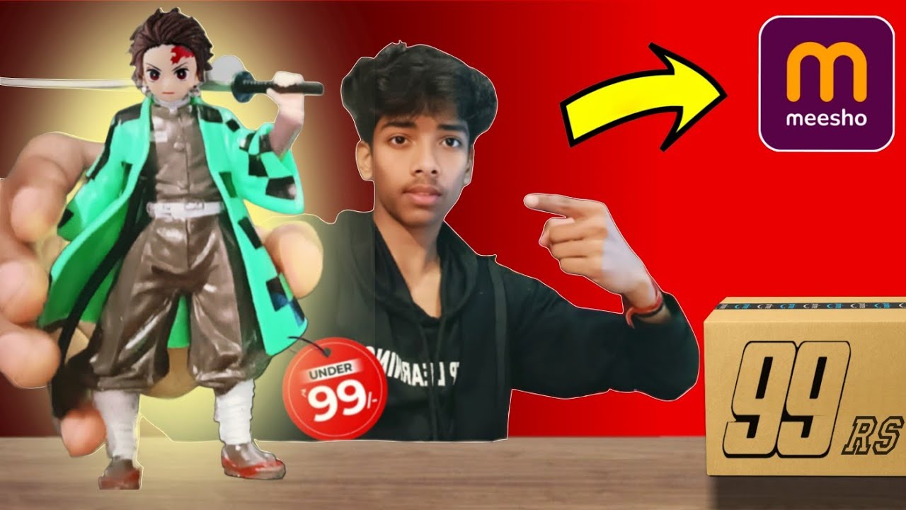 Cheap Anime Action Figures from Meesho Under 99 | Is It Scam 😨 ?? - YouTube