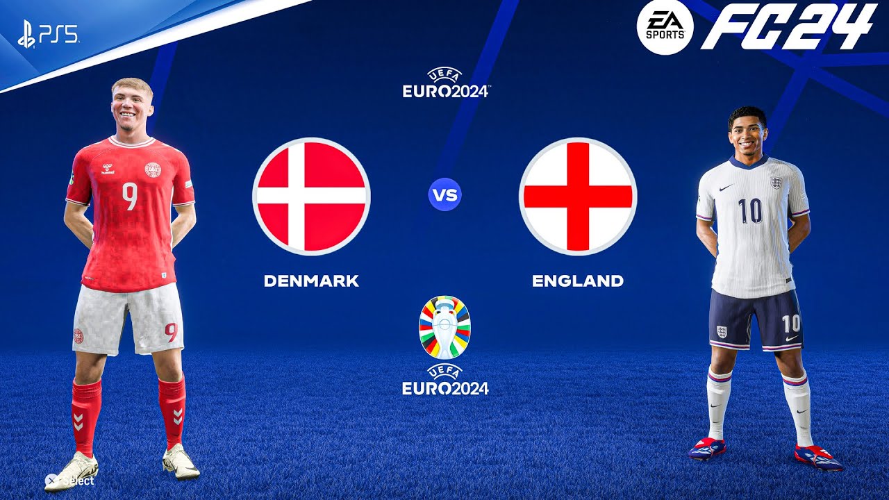 FC 24 - Denmark Vs England - UEFA EURO 2024 Grp C Match | PS5™ [4K60 ...