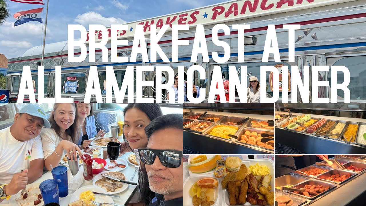 Breakfast at All American Diner, Panama City Beach - YouTube