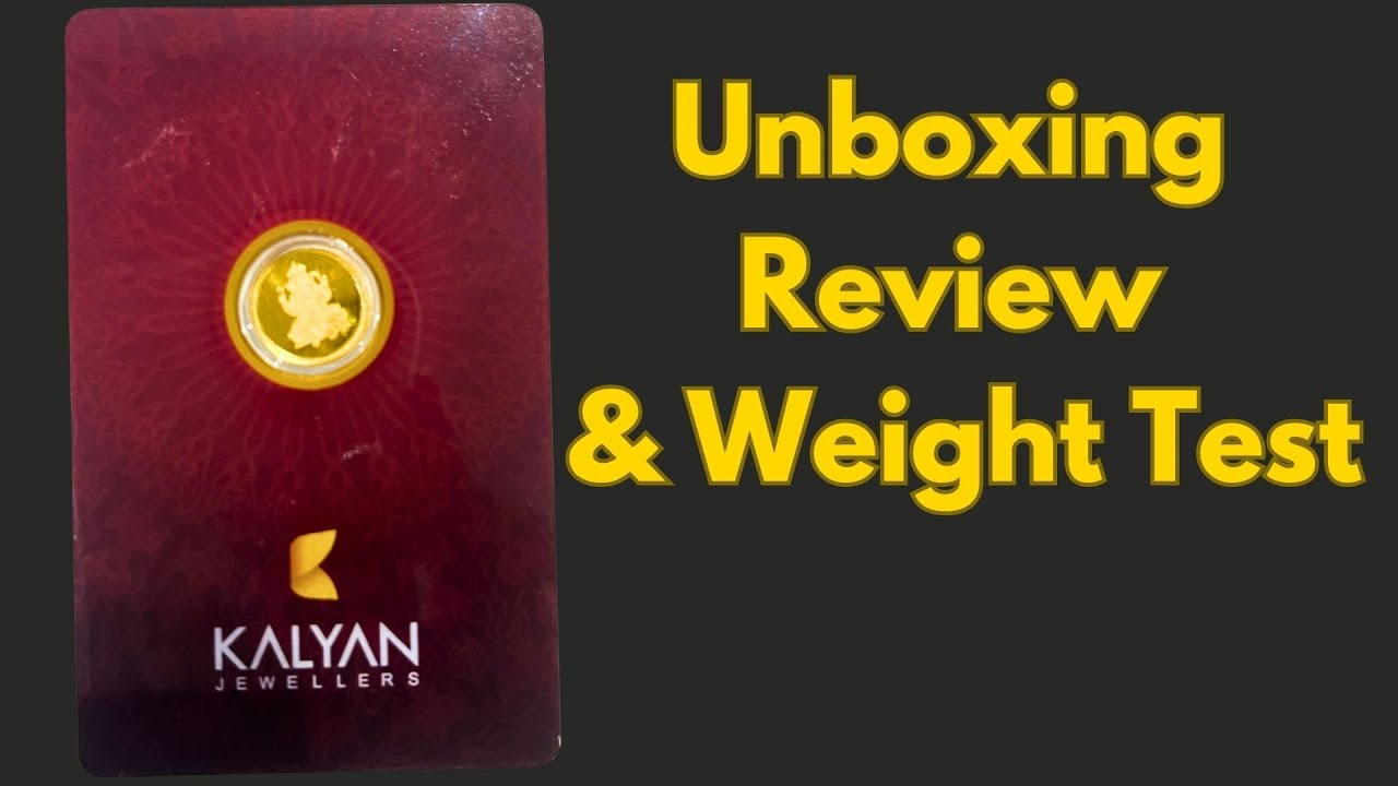 Gold in 10 minutes! Unboxing 24K Kalyan Jewellers Gold Coin from Swiggy ...