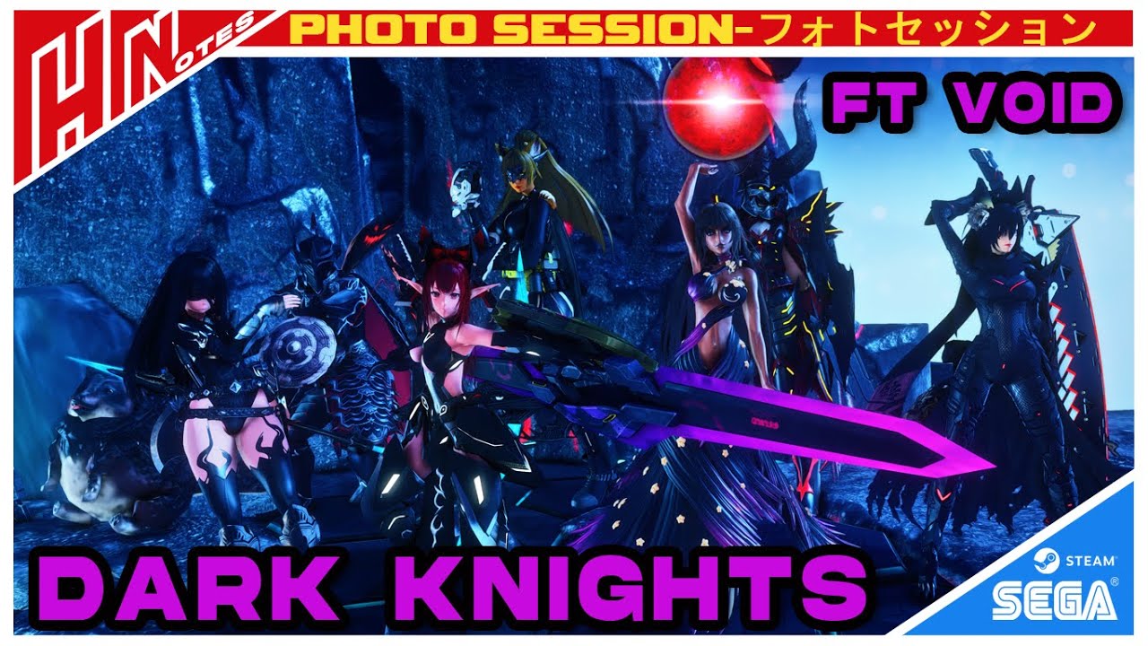 【PSO2NGS】Photo Session:Dark Knights Theme(Ft Void) - YouTube