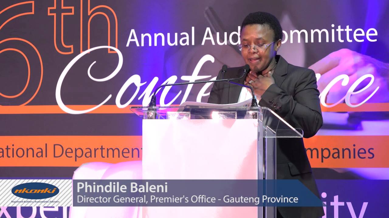 Phindile Baleni, Director General, Premier's Office, Gauteng Province ...