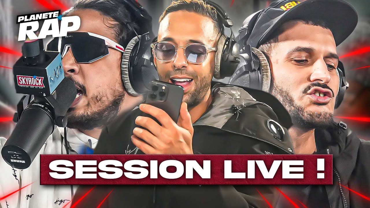 SESSION FREESTYLE avec Naps, Missan & Kaz ! #PlanèteRap - YouTube