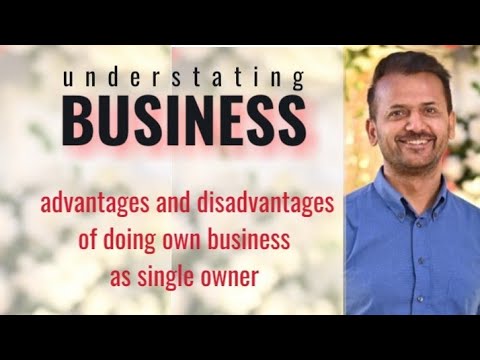 starting business as single owner/soletrader/sole proprietor, merits ...