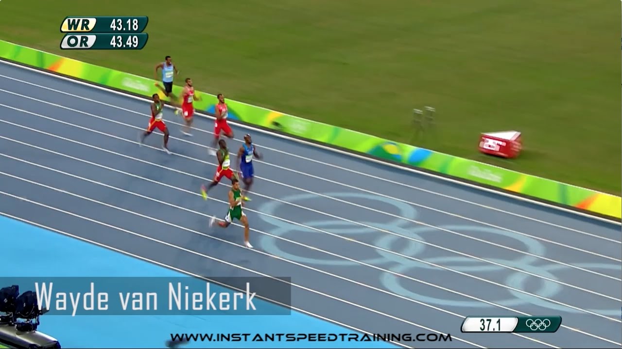 Wayde Van Niekerk Speed Training | Speed Bands - YouTube