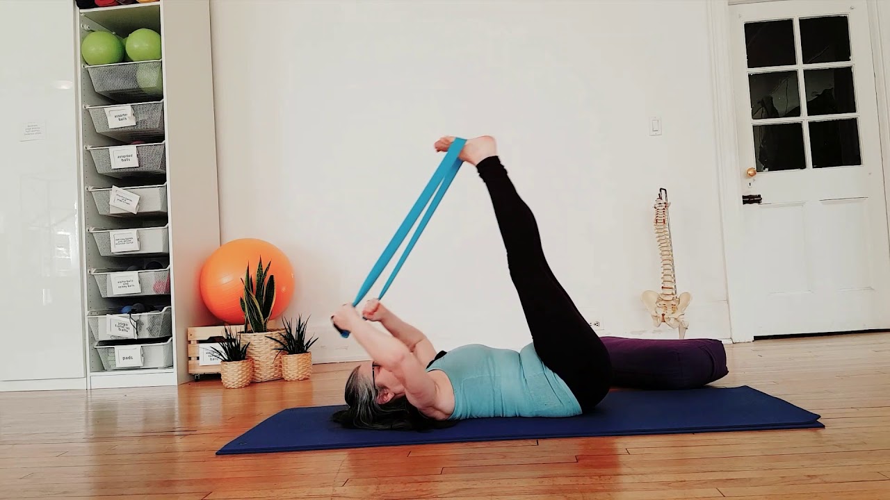 The Pilates Rollover with modifications - YouTube