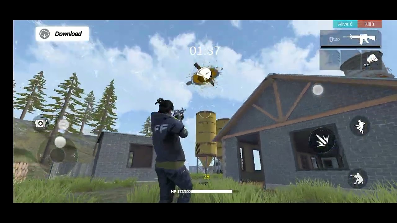 playing try now Free fire - YouTube