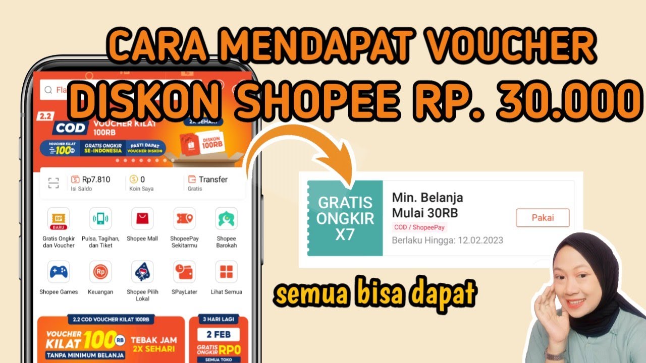 cara mendapat voucher diskon Rp. 30 ribu di Shopee|cara mendapat ...