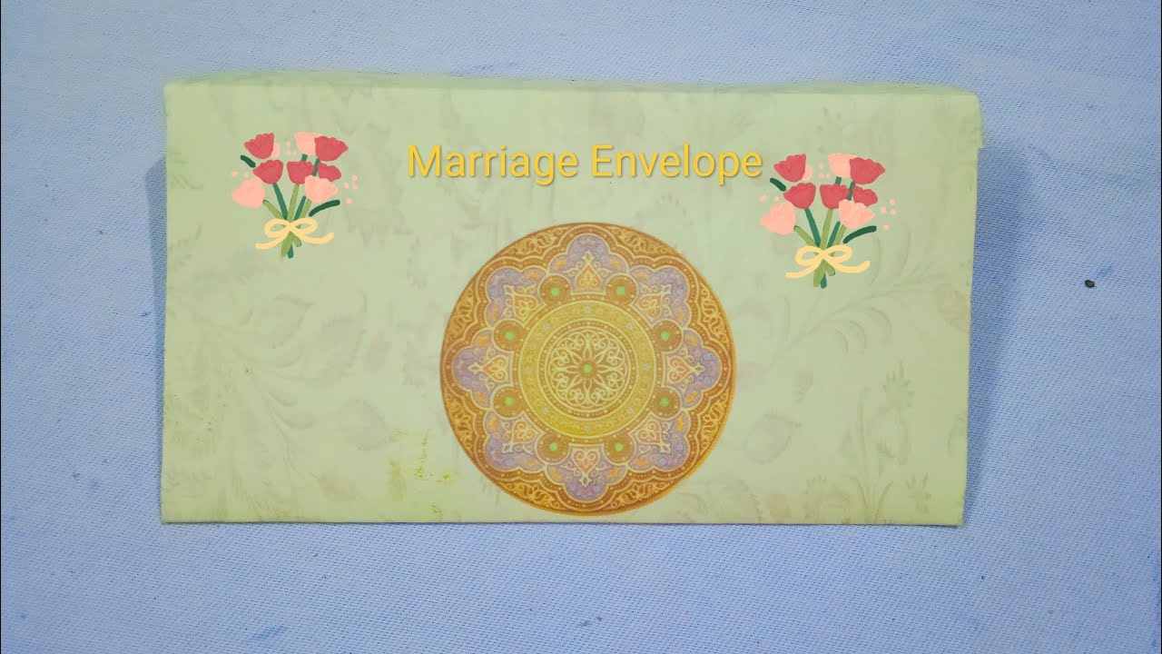 Envelope Making With Wedding Card | Shagun ka Lifafa Making | Use of ...