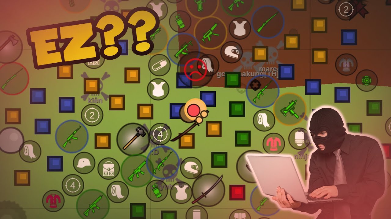 hacker trolling players in surviv.io😪 - YouTube