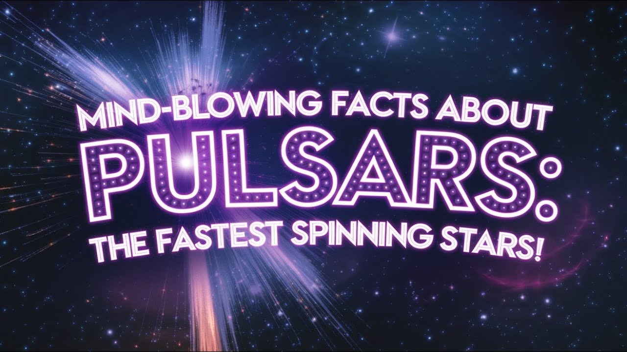 Mind-Blowing Facts About Pulsars: The Fastest Spinning Stars! - YouTube
