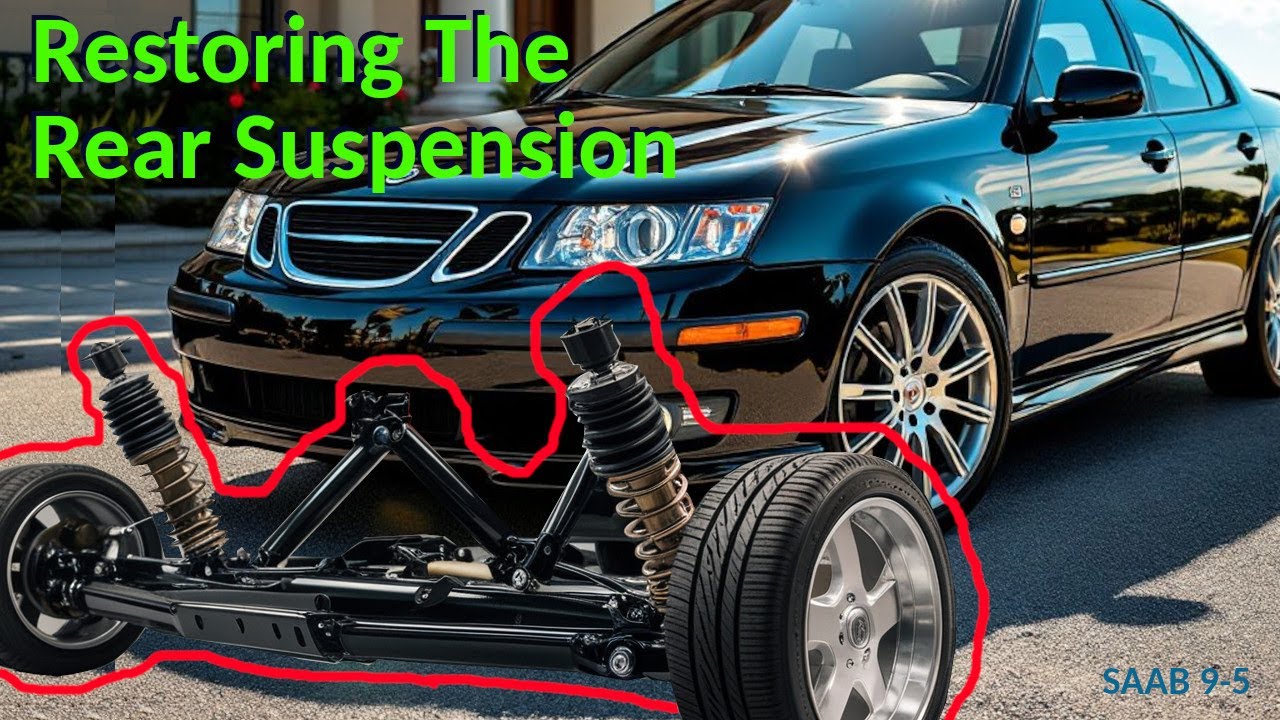 Restoration The Rear Suspension of Saab 9-5. Part.4. - YouTube