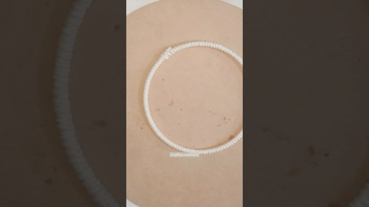 Macrame: Best way to wrap a ring #diymacrame #macrametutorial #macrameknot #diy #art #craft # ...
