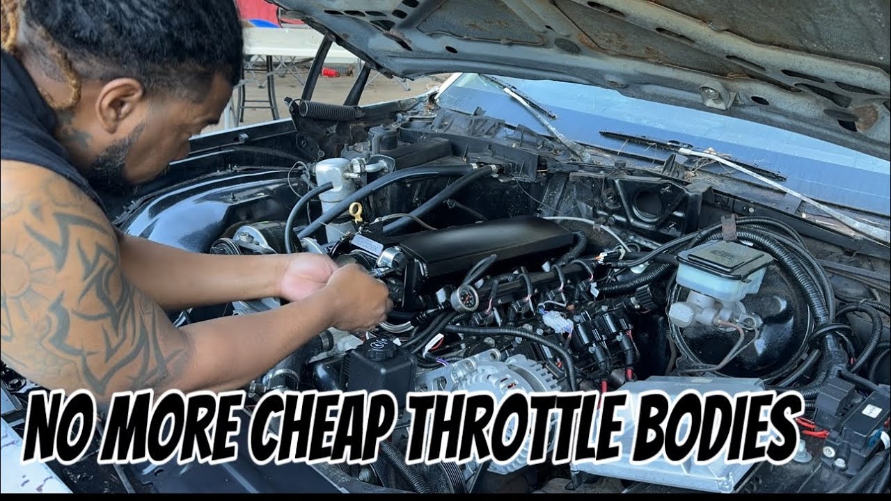 78mm stock throttle body back on the ls swapped Box Chevy - YouTube
