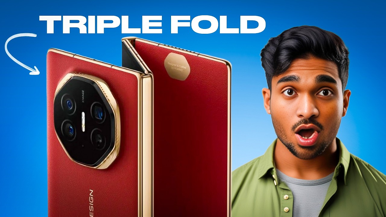 HUAWEI MATE XT Ultimate Design - World First Triple Foldable Phone ...