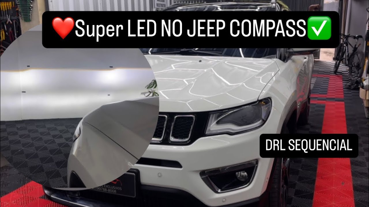 Kit full led JEEP COMPASS . Substituição do xenon - YouTube