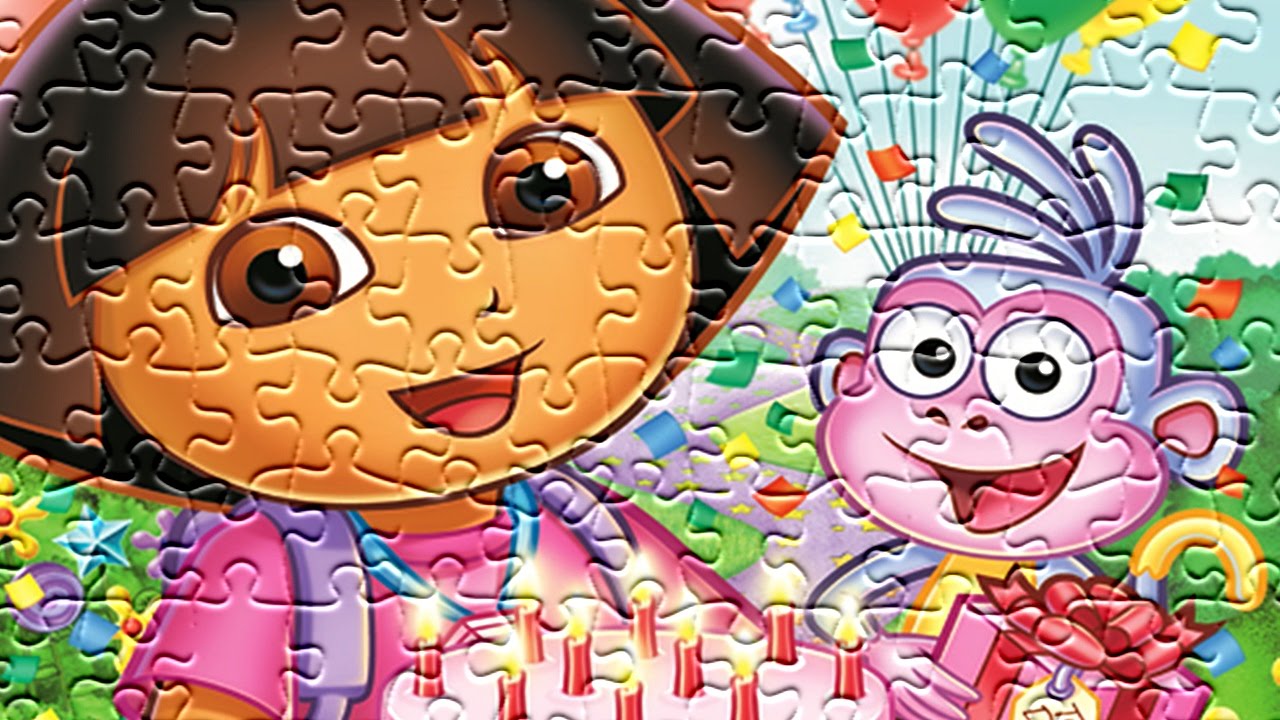 Dora the Explorer Puzzle Games - YouTube