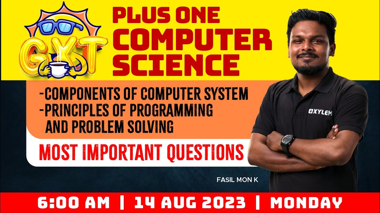 Plus One Computer Science - Chapter 2 & 3 | Most Important Questions ...
