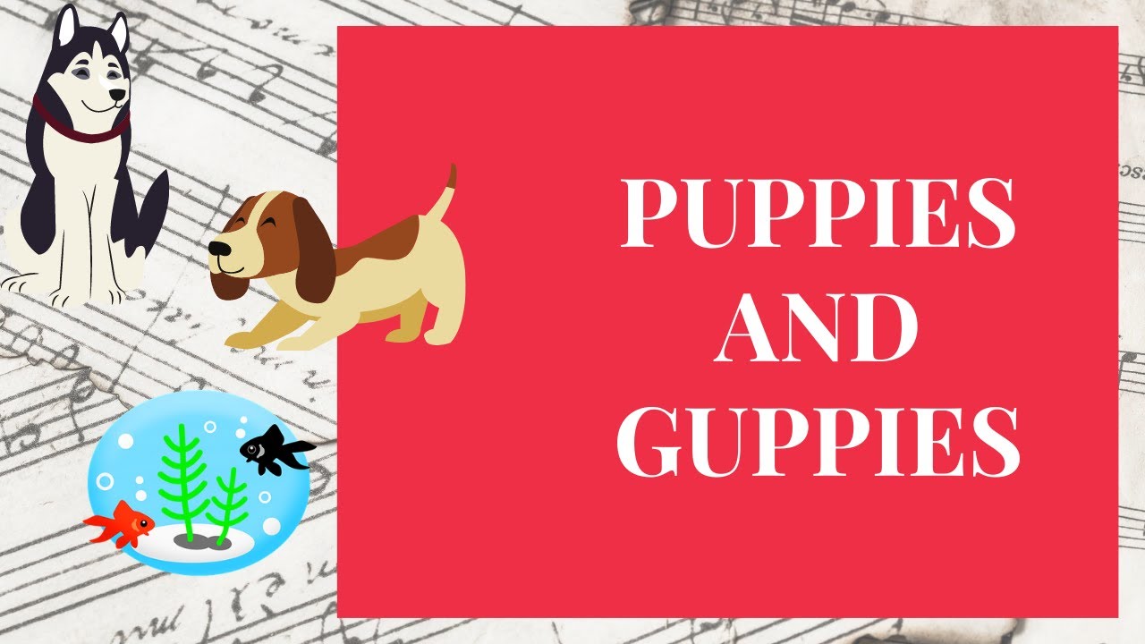 Puppies and Guppies | Alfred's All-in-One Book 1 - YouTube
