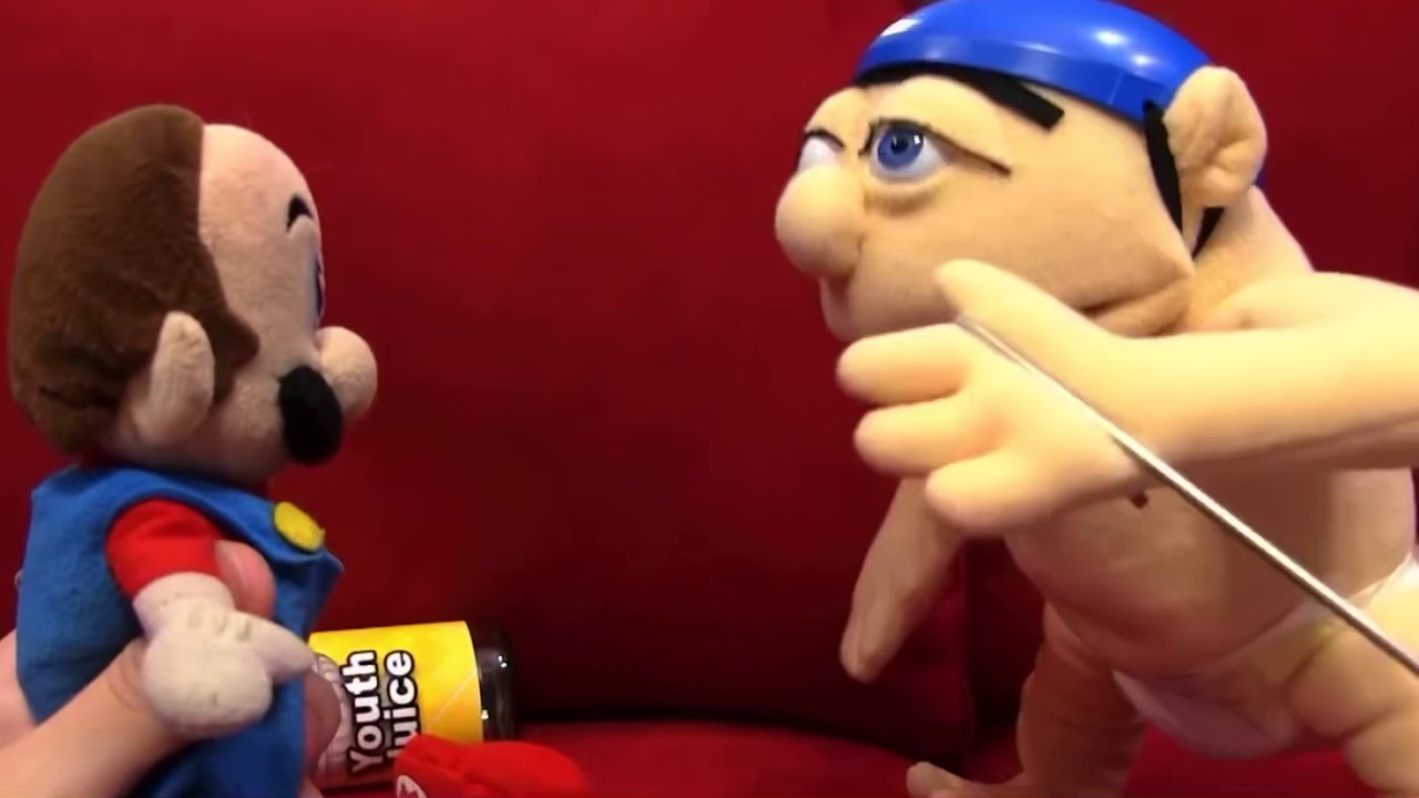 Jeffy drink youth juice and becomes a baby - YouTube