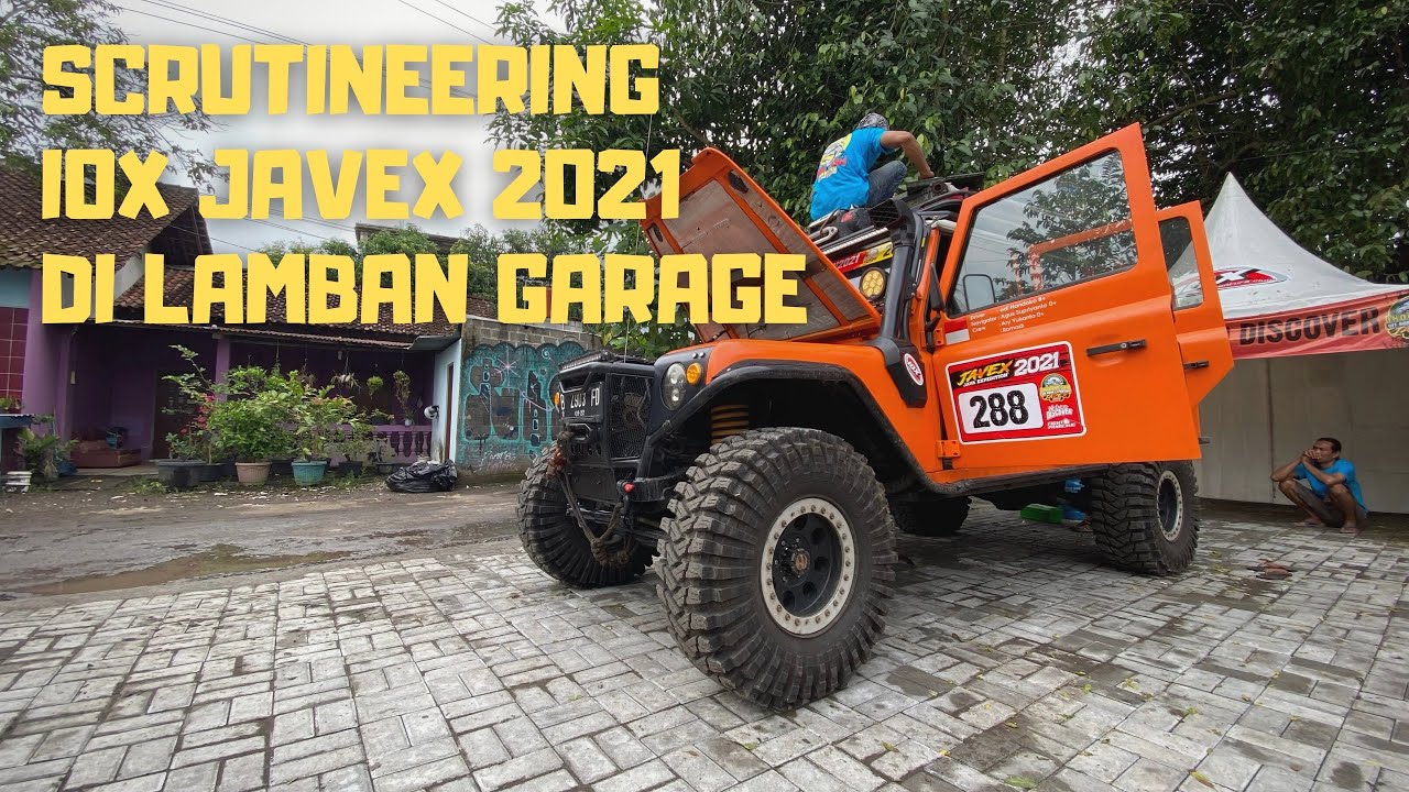 SCRUTINEERING IOX JAVEX 2021 DI LAMBAN GARAGE - YouTube