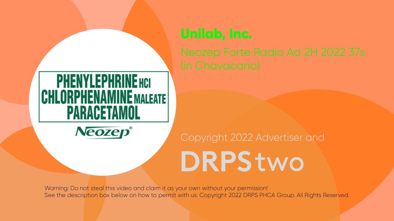 Neozep Forte Radio Ad 2H 2022 37s (in Chavacano for Sipon Facts) - YouTube