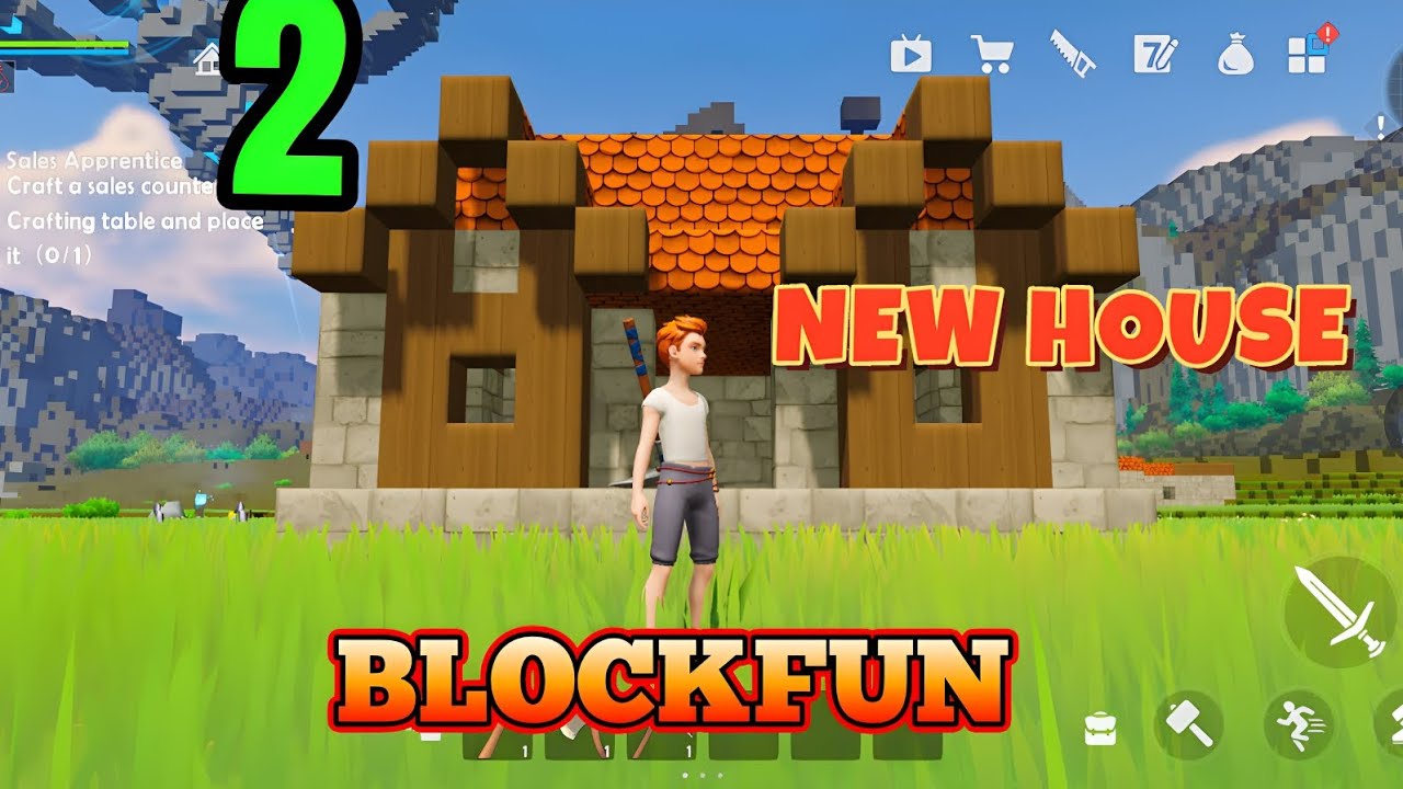 BlockFun - Episode 2: Building a New House! (Minecraft & Palworld ...