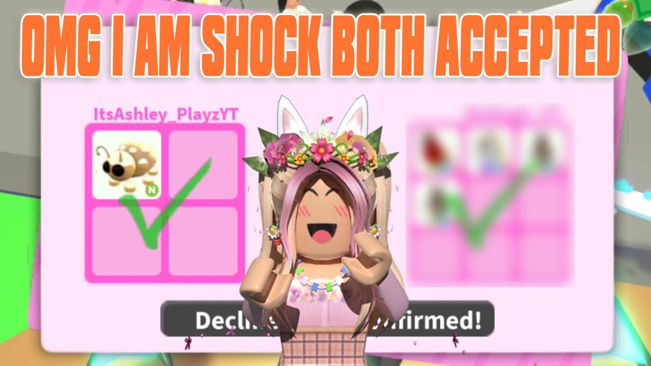 I Traded Away a Neon Golden Ladybug on this Insane Offer in Adopt me! 🤯 ...