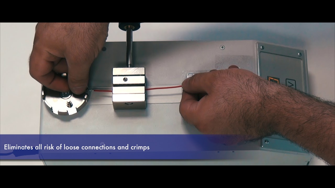 Terminal Pull Tester - YouTube