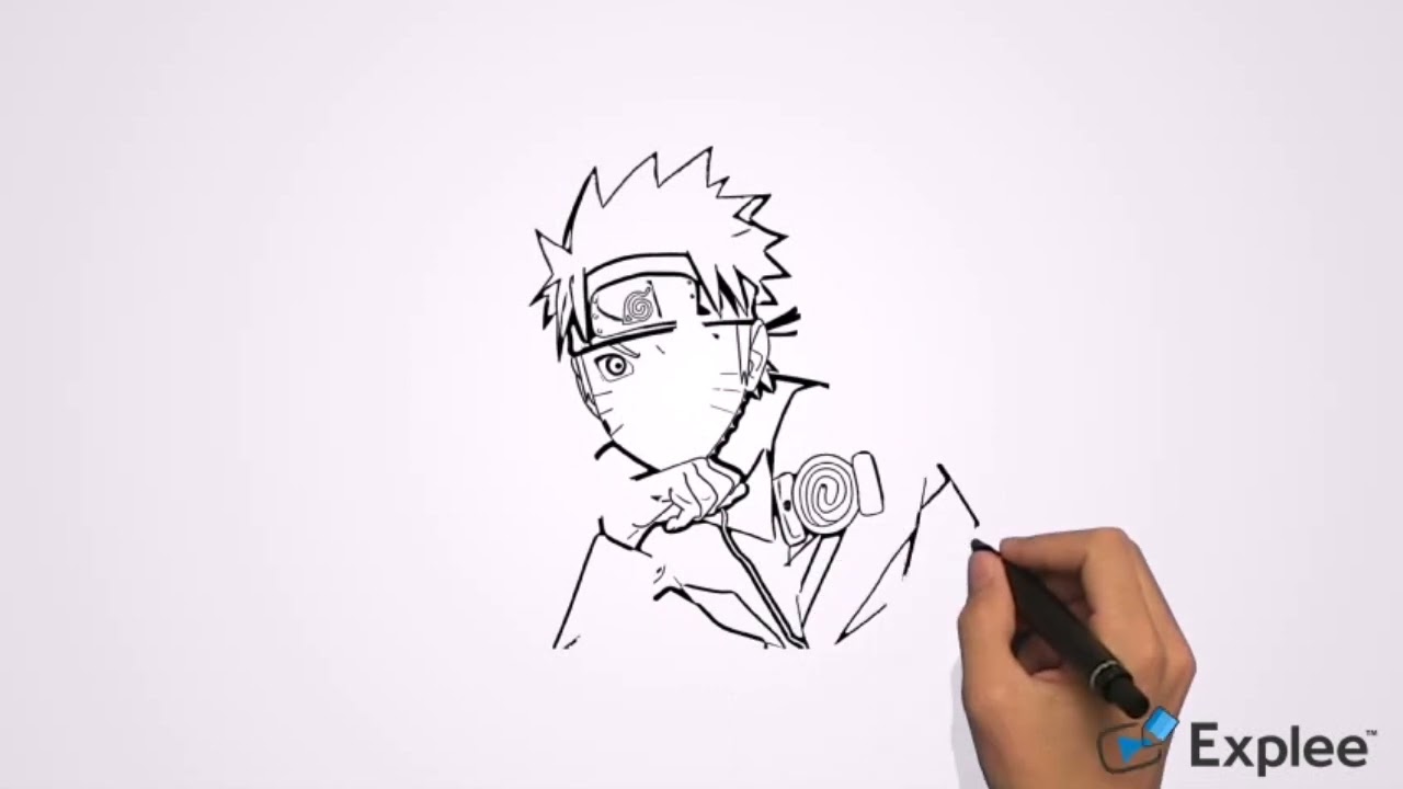 comment dessiner Naruto facile tuto - YouTube