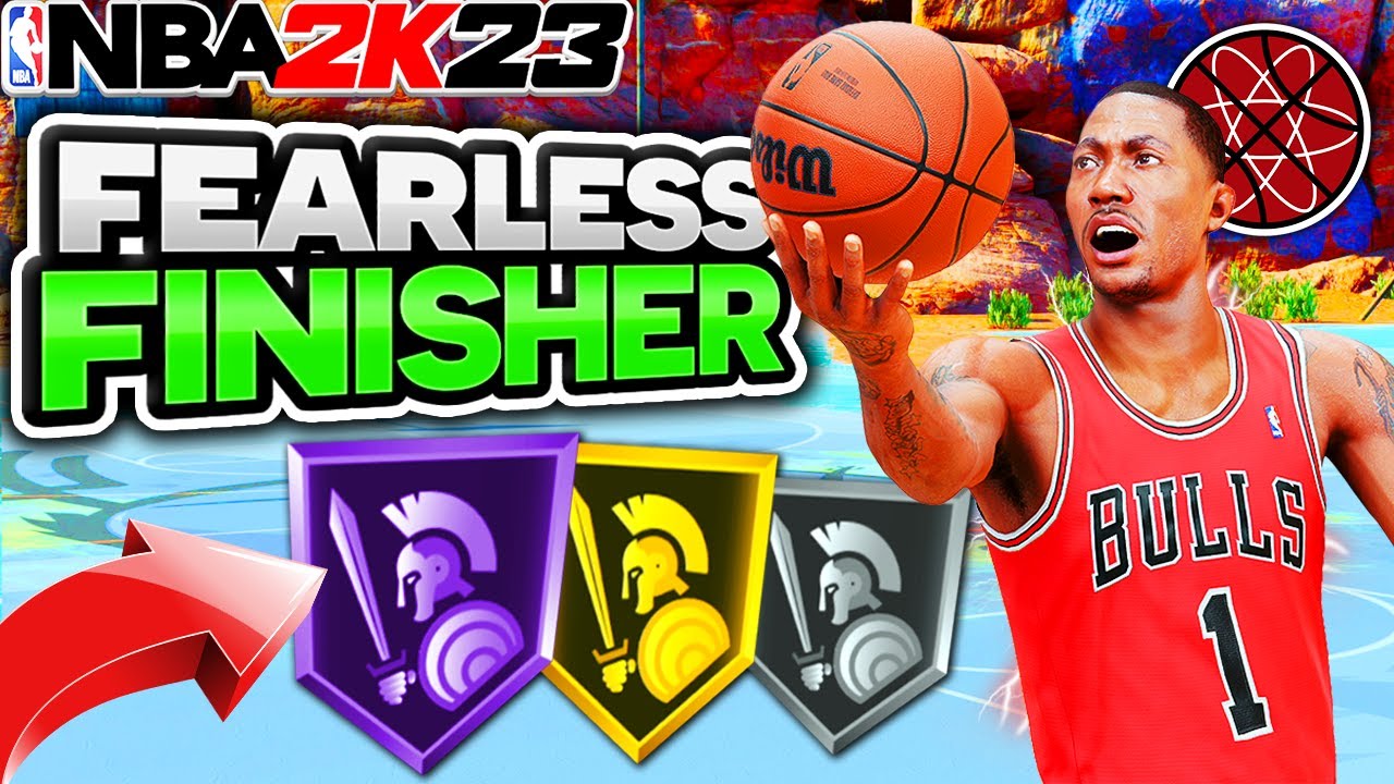 NBA 2K23 Best Finishing Badges : Fearless Finisher Badge Test - YouTube