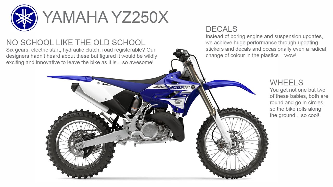 Yamaha YZ250X Non review Cross Training Enduro YouTube