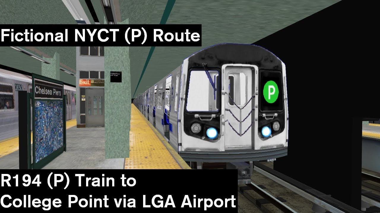 OpenBVE: Fictional NYCT P to College Point with an R194 - YouTube