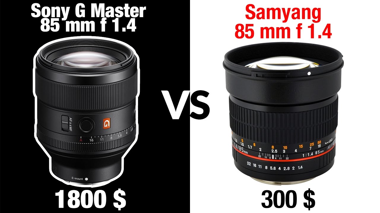 (1800$ vs 300$) Best portrait lens 85mm? Sony G Master or Samyang 85mm ...