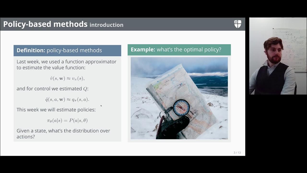 Reinforcement Learning 8: Policy gradient methods - YouTube