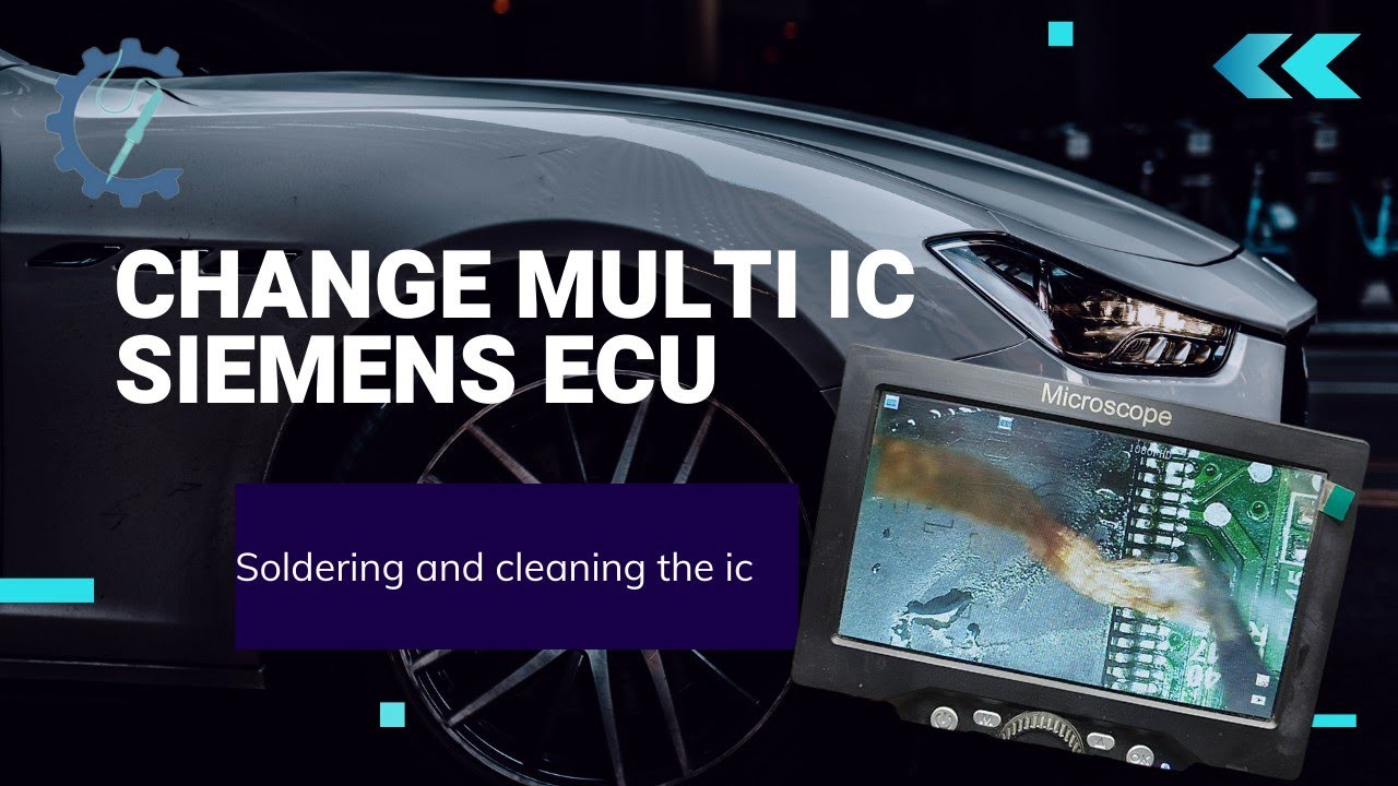 replace multi ic , soldering and cleaning #ic #multi #electronic # ...