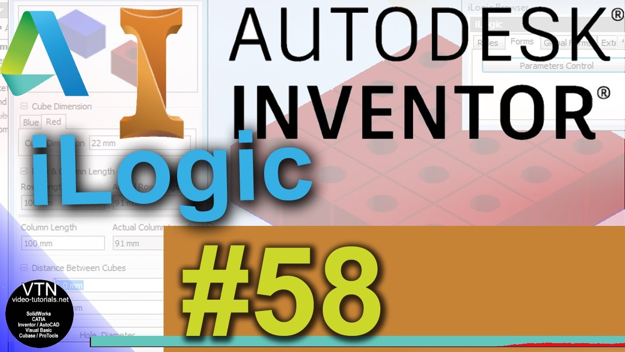 58 AUTODESK INVENTOR ilogic Tutorial ( Collapsible Code Regions ) - YouTube