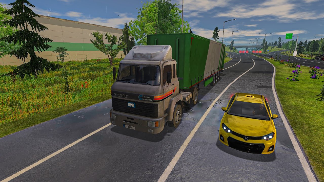 Chicken Tank Transport Through My Truck l Truck Simulator ultimate ...