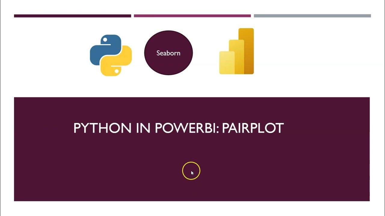 Seaborn (Python) in Power BI: Pairplot - YouTube