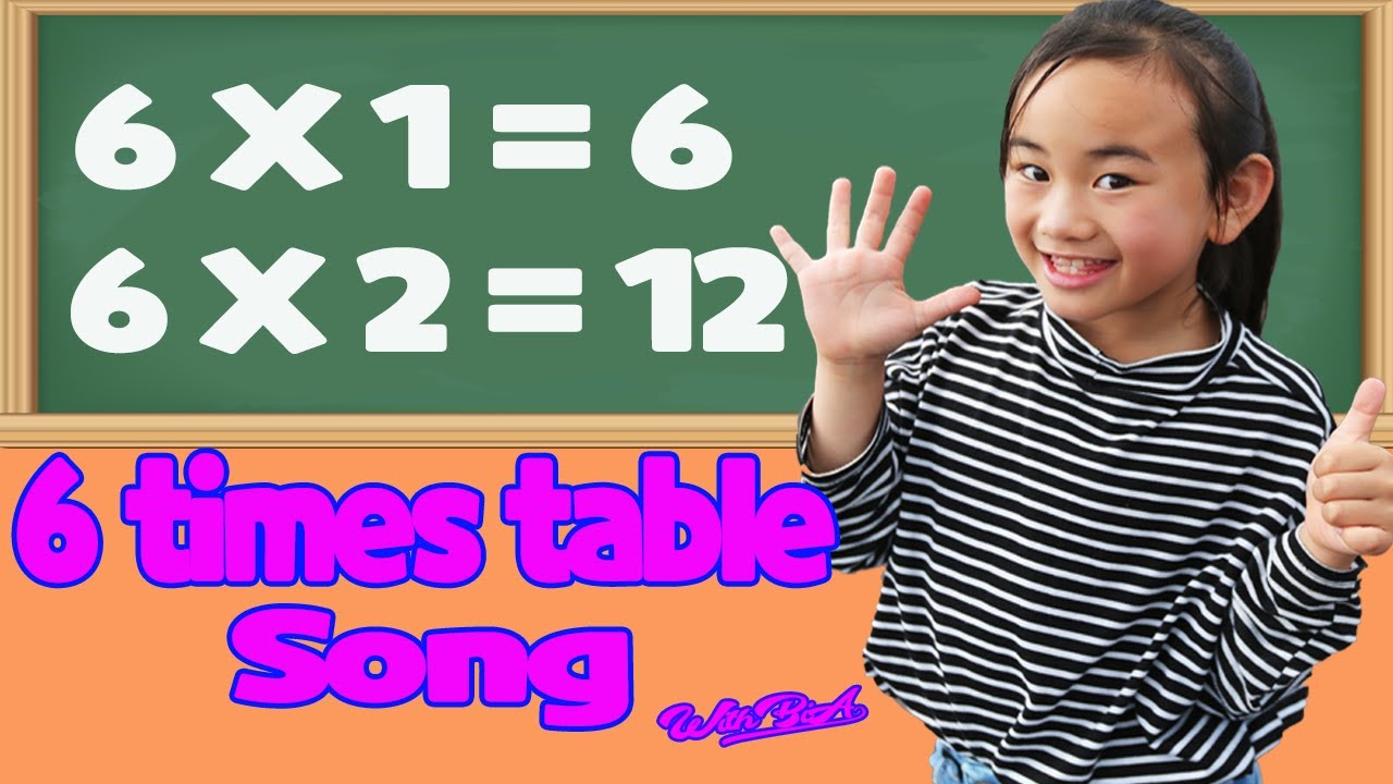 6 Times table song! Easy & Fun way of learning Singalong with Bliss ...