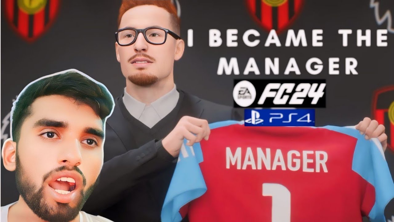 I Became the Manager in EA FC 24 PS4 - YouTube