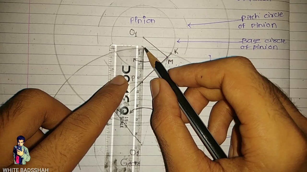 Interference In involute type of Gear | GTU | Avoid Interference - YouTube