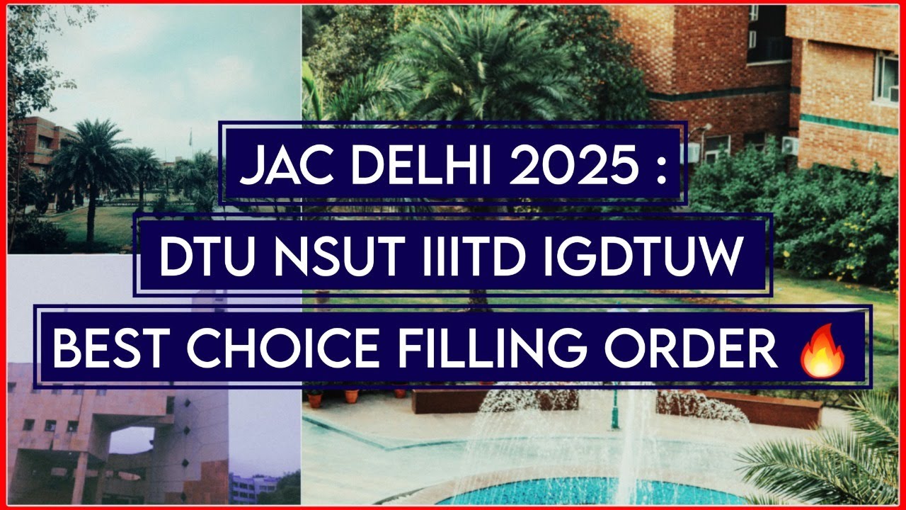 GGSIPU / IPU DELHI [ MAIT/MSIT/USIT/USAR/..........] CHOICE FILLING FOR ...