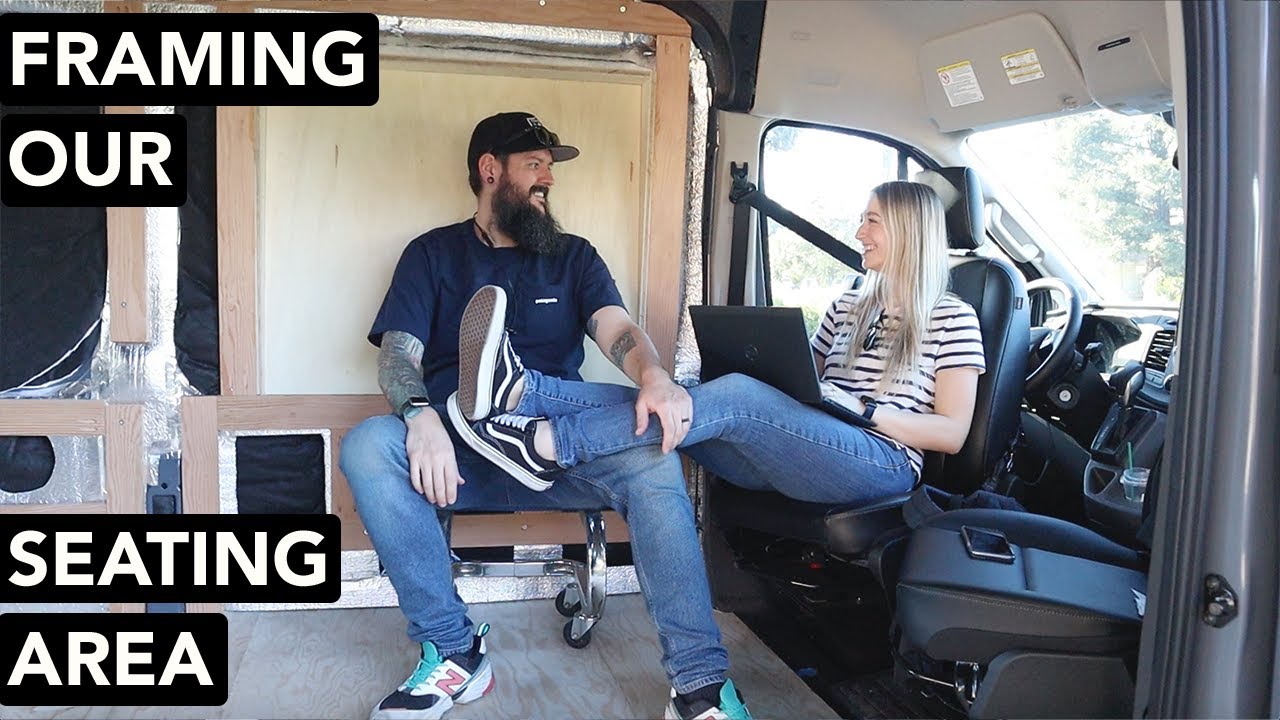 Framing for a Bench Seat with a Comfy Back! | 2021 Ford Transit Van ...