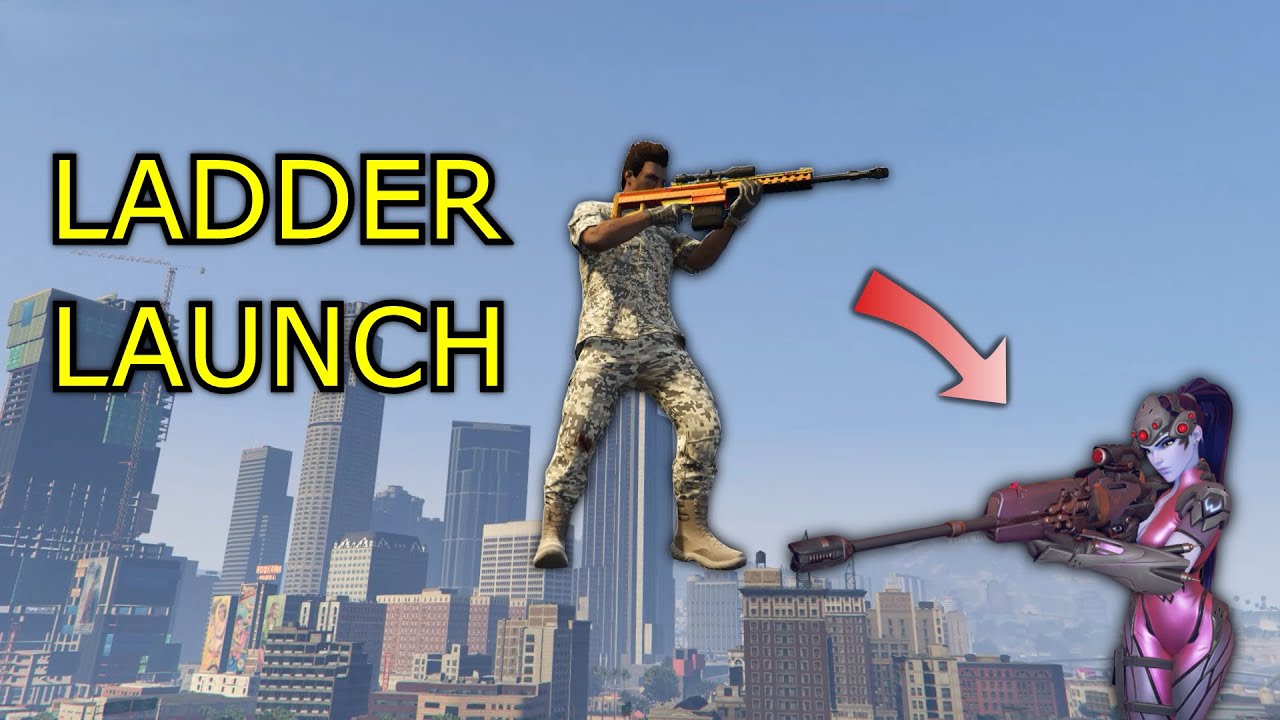 Playing Widowmaker in GTA Online - Ladder Launch - YouTube